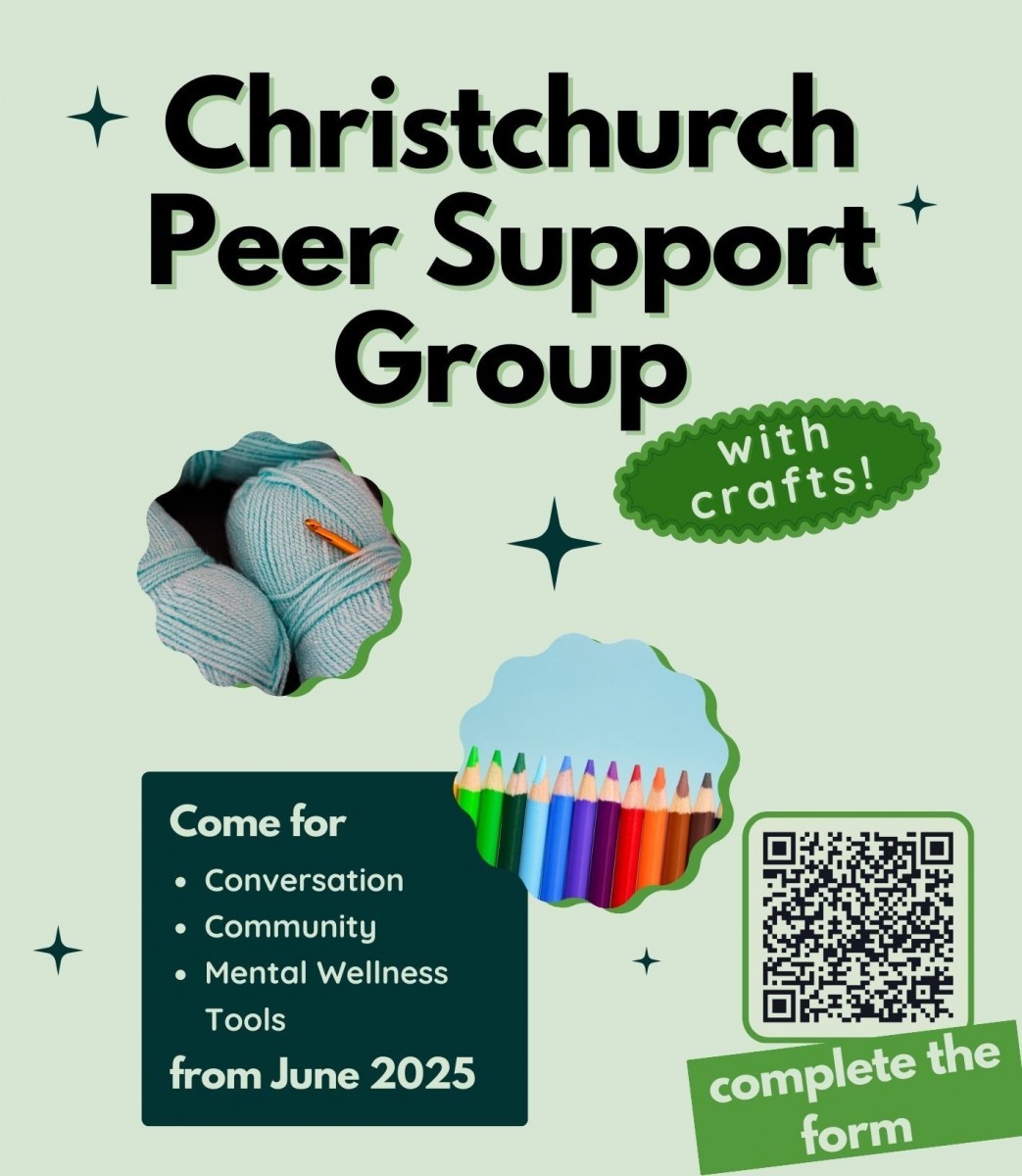 Christchurch peer support group with crafts | Mental Health Foundation