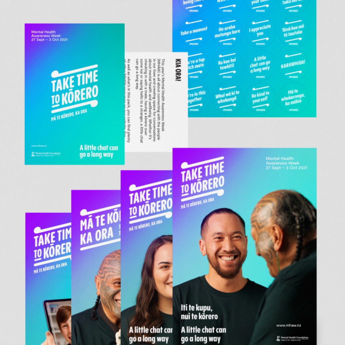 Large poster/sticker pack | Mental Health Foundation